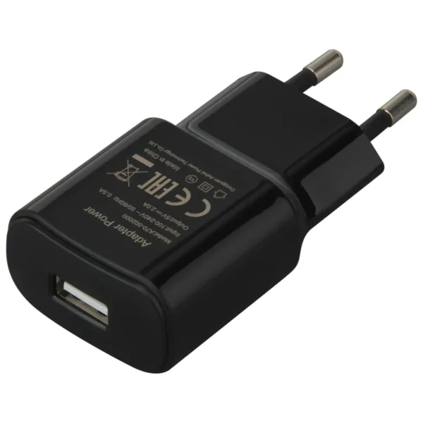 Crni USB Punjač 5V 2A – Adapter za Mobitel - Jotech Shop